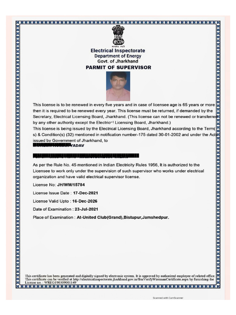 Supervisor Licence | PDF | License | Property Law