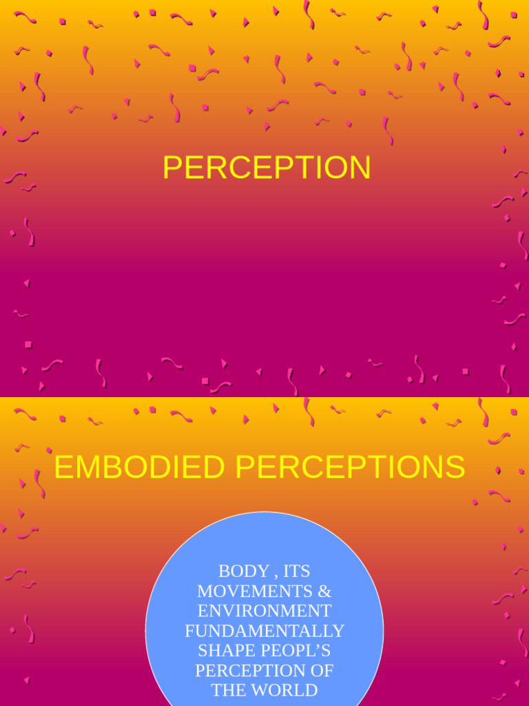 Unit 4 Perception | PDF | Perception | Attention