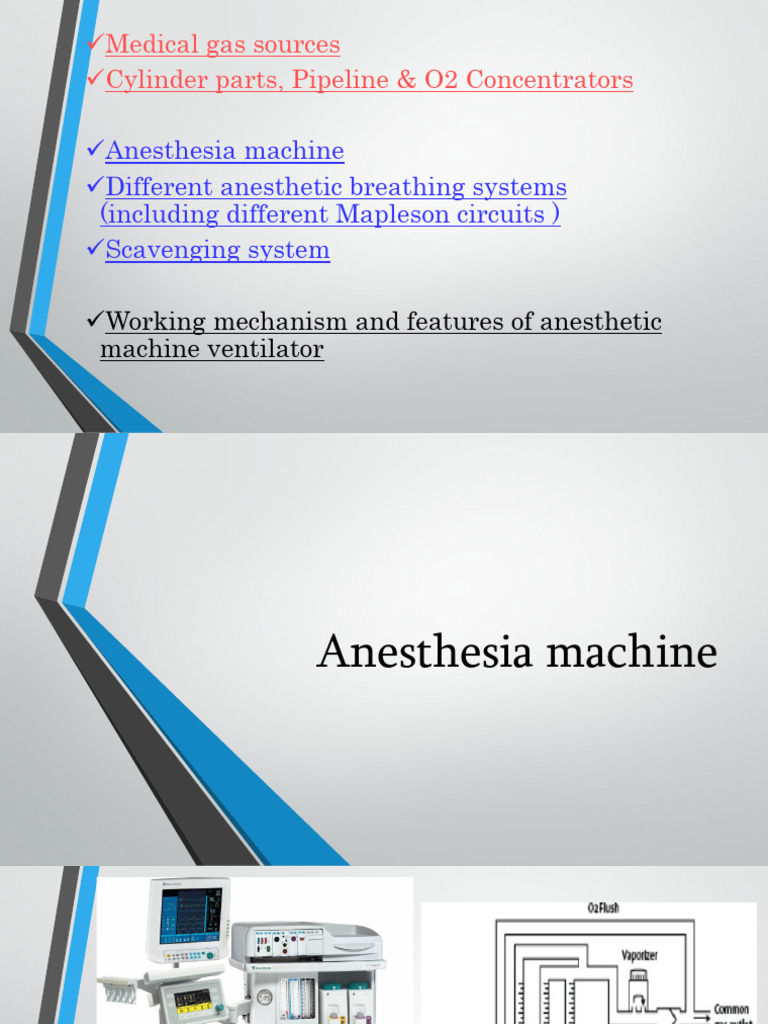 Anesthesia Machine | PDF | Boiling | Liquids