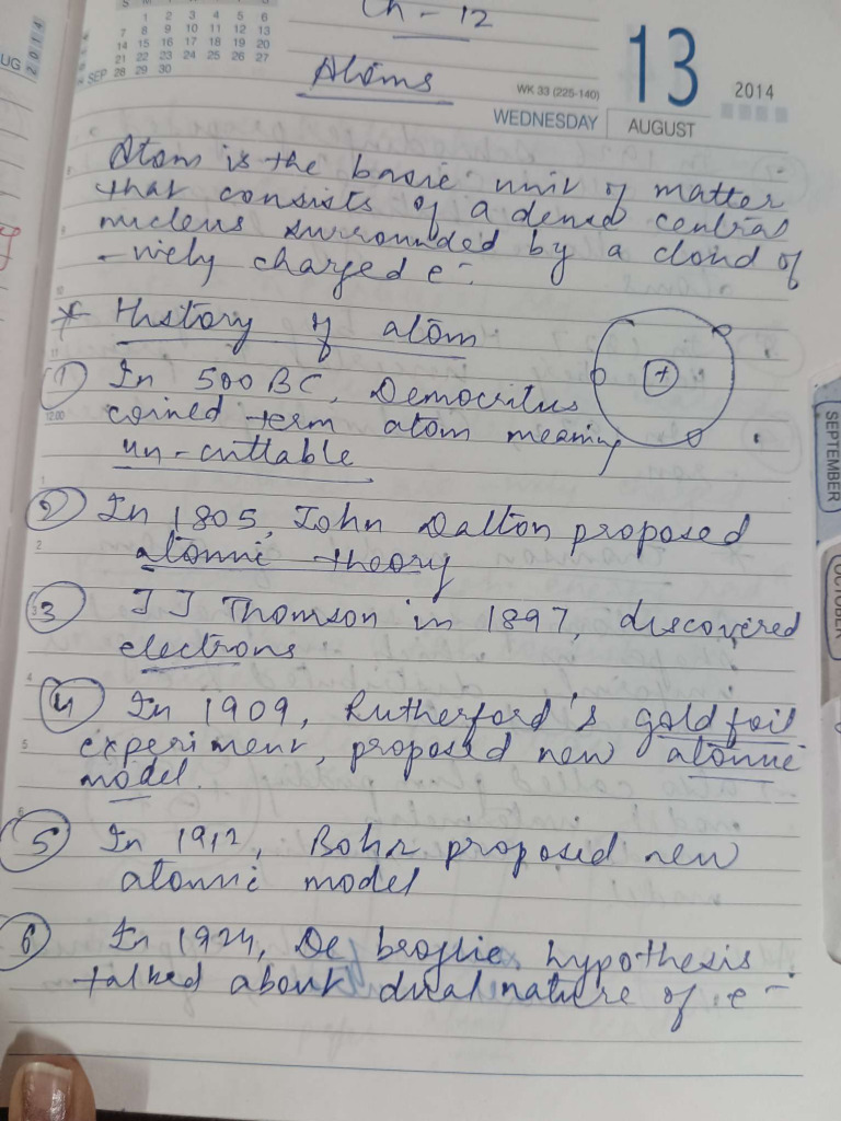 Class 12 Physics Atoms | PDF