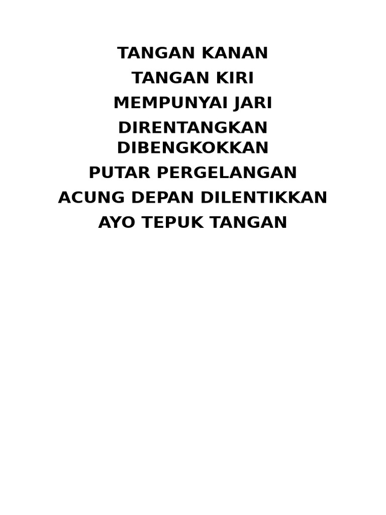 TANGAN KANAN | PDF