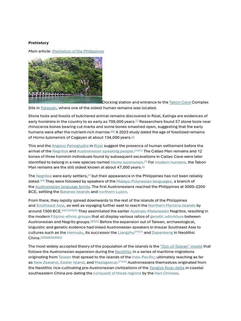 Prehistory | PDF | Southeast Asia