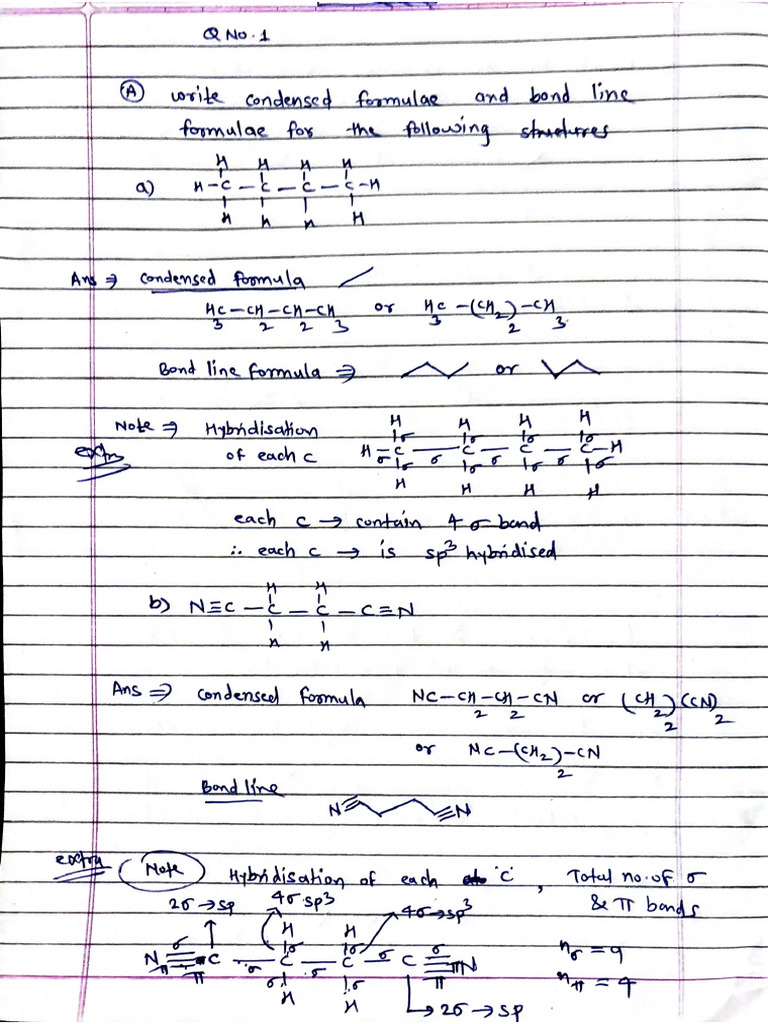 Basic Principles of Organic Chemistry (Excercise Answers) | PDF