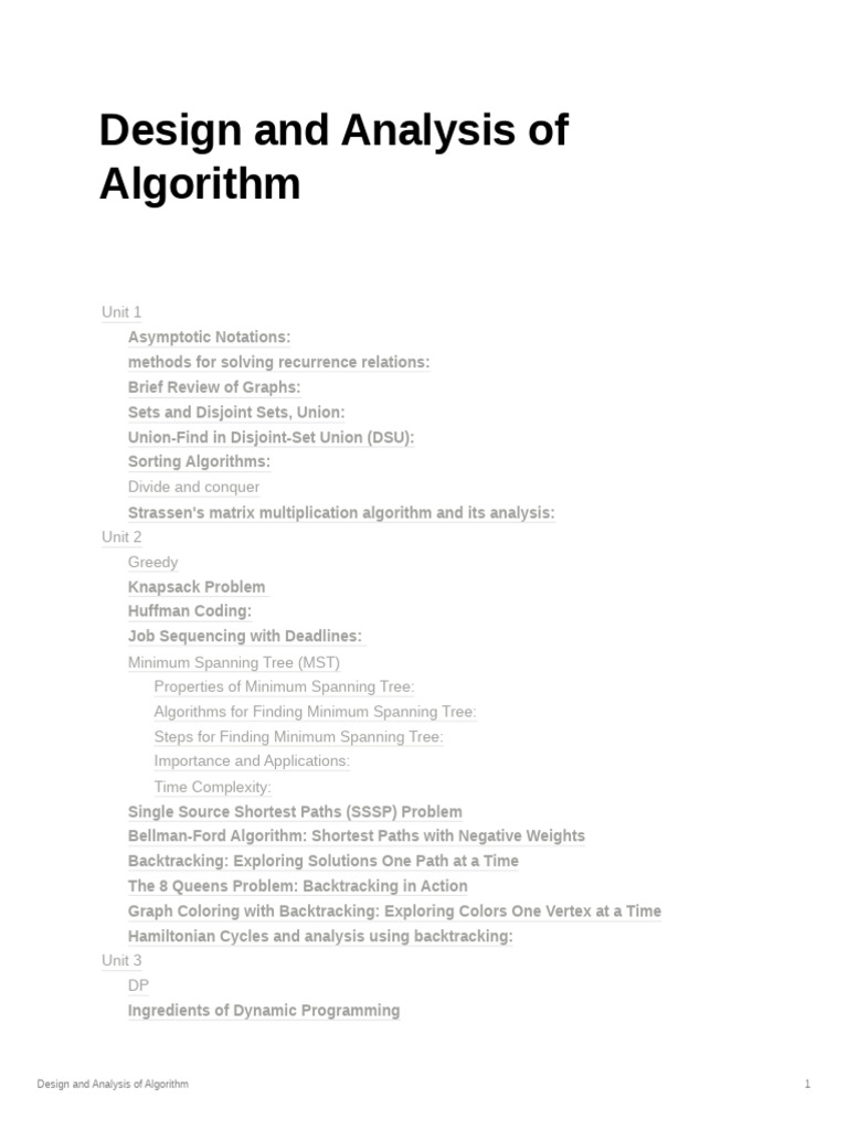 End Sem DAA (1) | PDF | Time Complexity | Mathematical Optimization