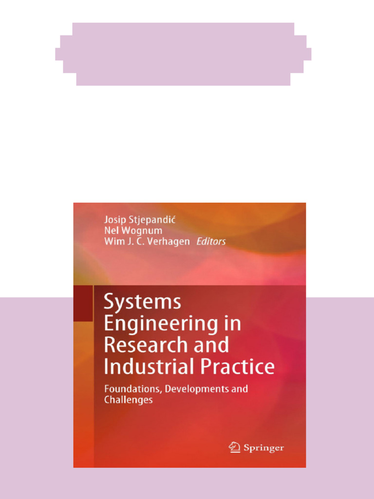 (Ebook) Systems Engineering in Research and Industrial Practice: Foundations, Developments and ...
