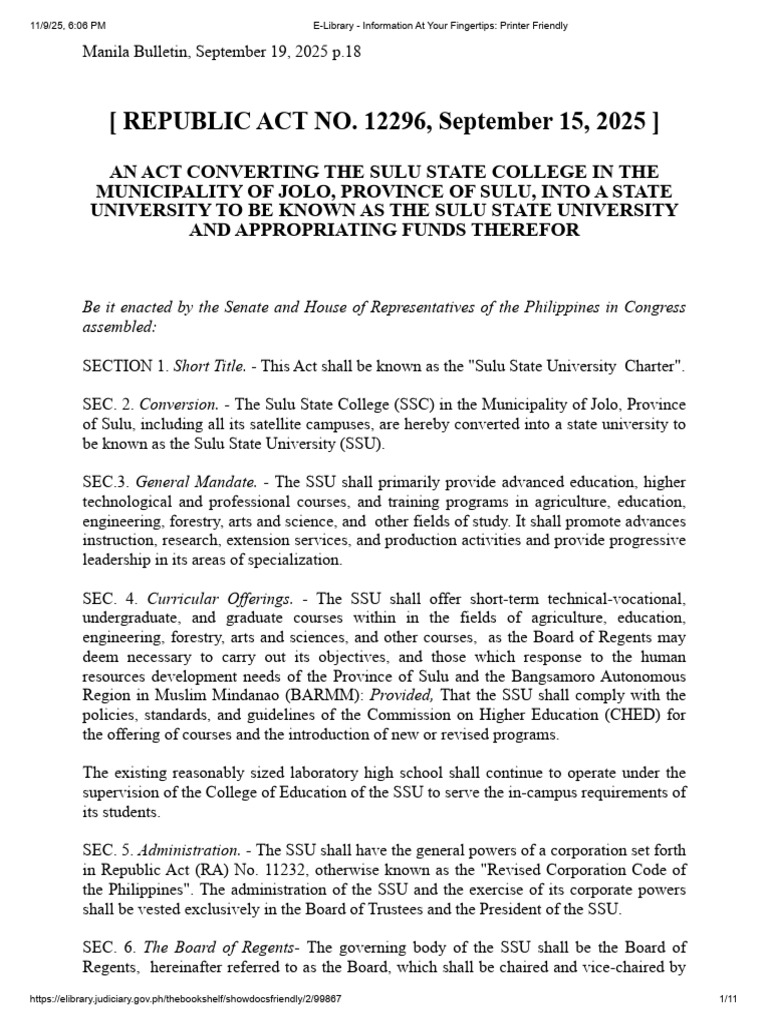 Ra 12296 | PDF
