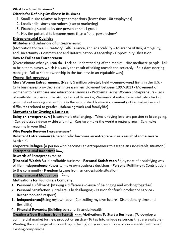 Understanding Small Business Essentials | PDF | Entrepreneurship ...