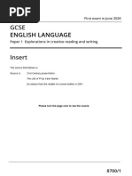 AQA GCSE English Language Paper 1 Guide | PDF
