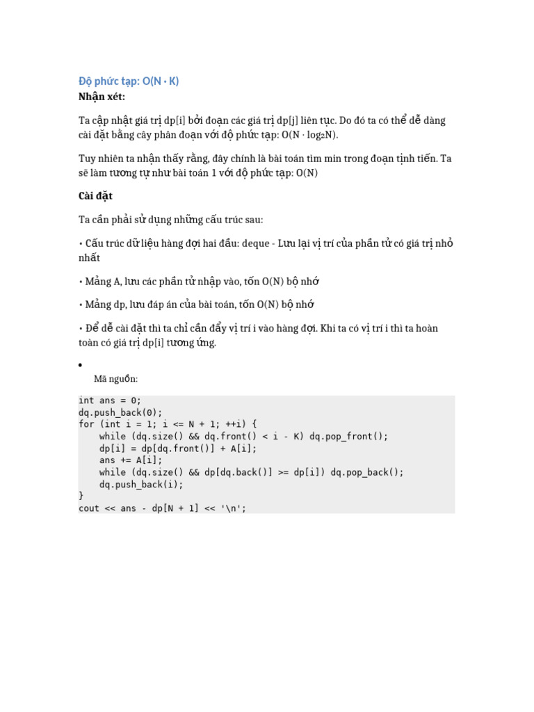 DP Deque Implementation | PDF