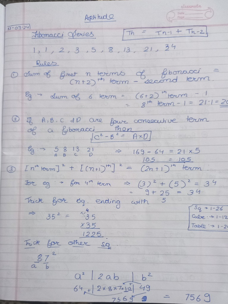 Aptitude Notes | PDF