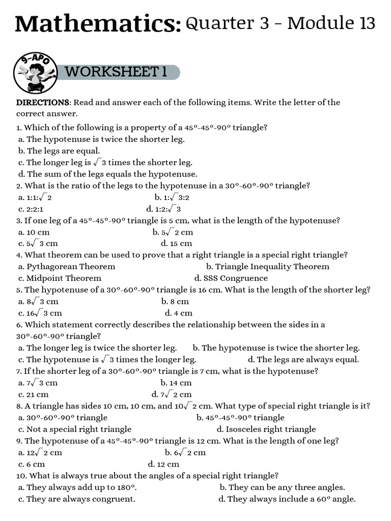 Math Module 13 14 | PDF