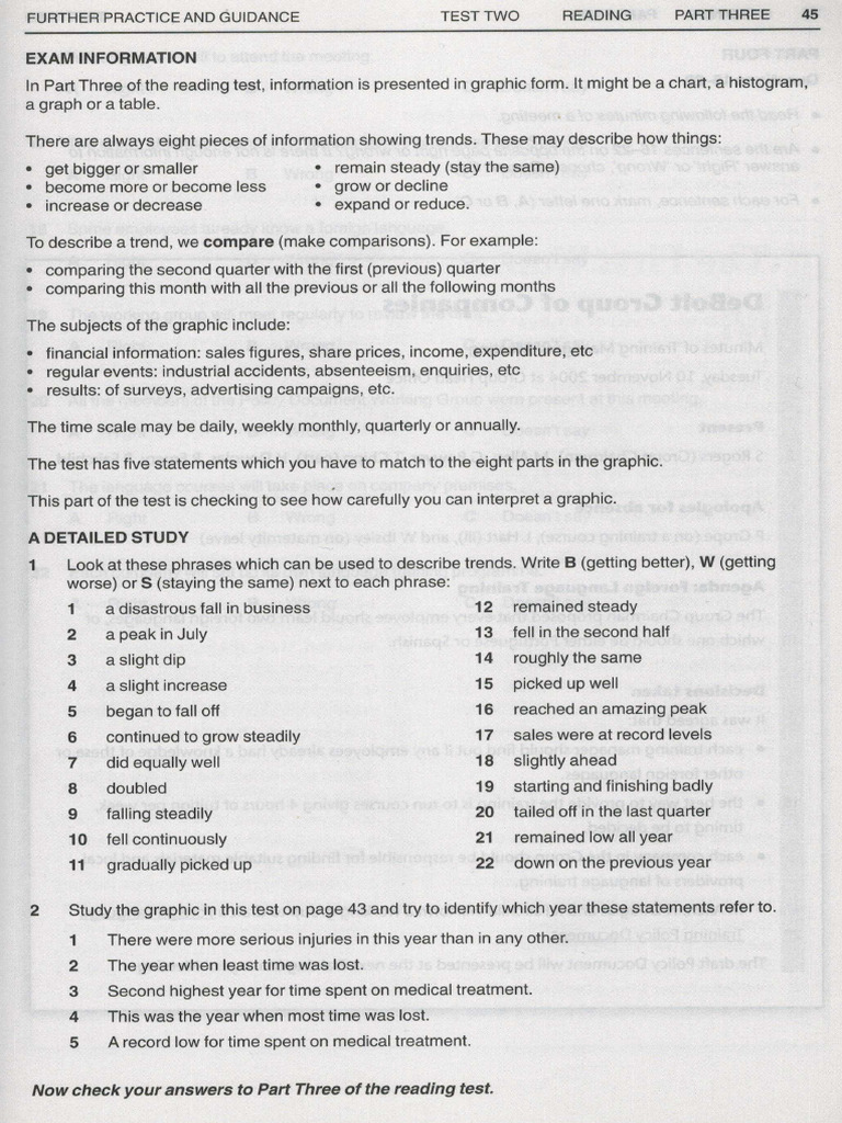Bec Reading Part 3 Skills and Practice | PDF