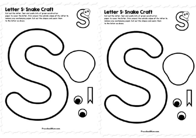 Letter S Craft | PDF