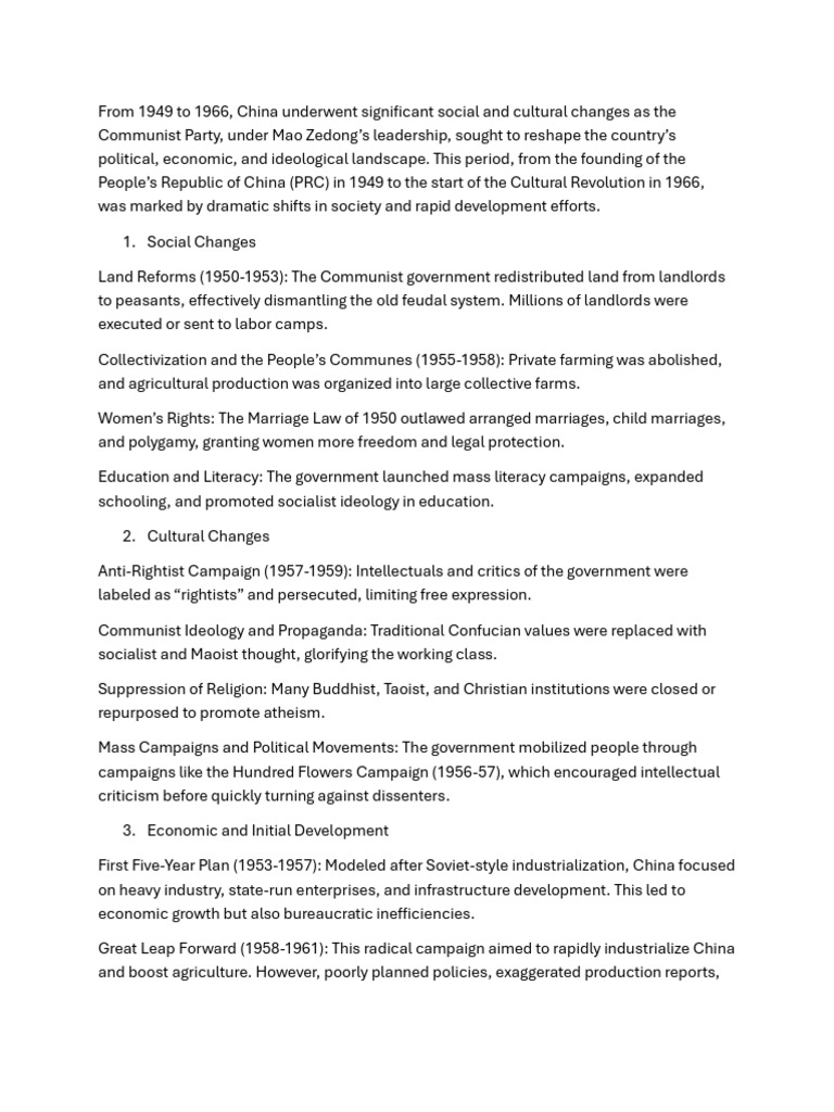 Document (9) | PDF | Mao Zedong | Cultural Revolution