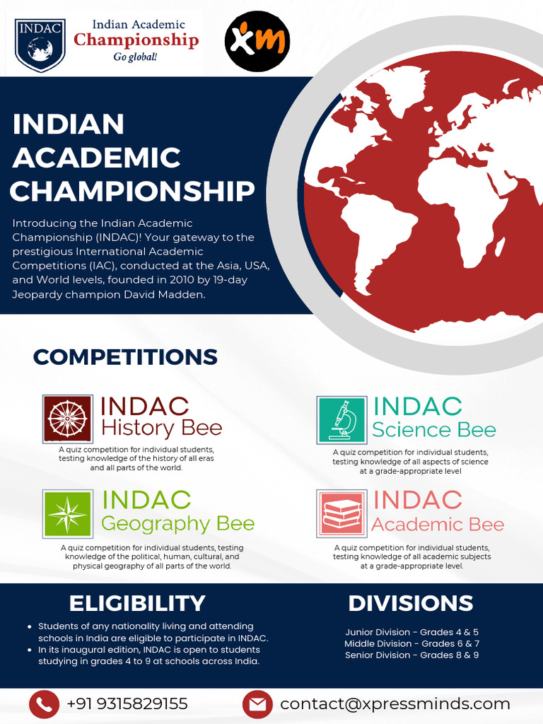 INDAC: Indian Academic Championship | PDF