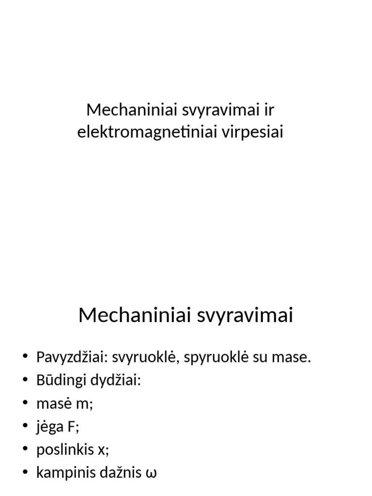 Mech Ir Elektrom Palyginimas | PDF