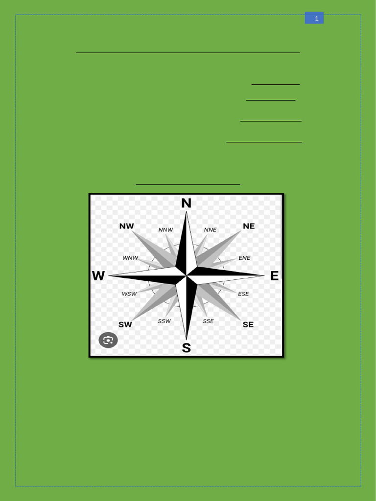 Compass Direction & Important Terms, Synoptic Weather Map | PDF