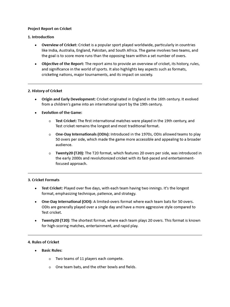 Cricket | PDF | Cricket | England Cricket Team