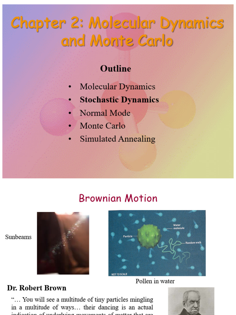 Chem860 Molecular Dynamics Monte Carlo Web Lecture Part 2 | PDF ...