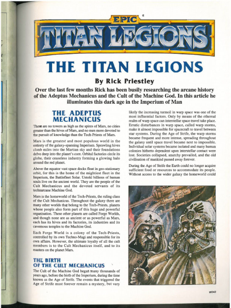 White Dwarf (#178) ''The Titan Legions'' | PDF
