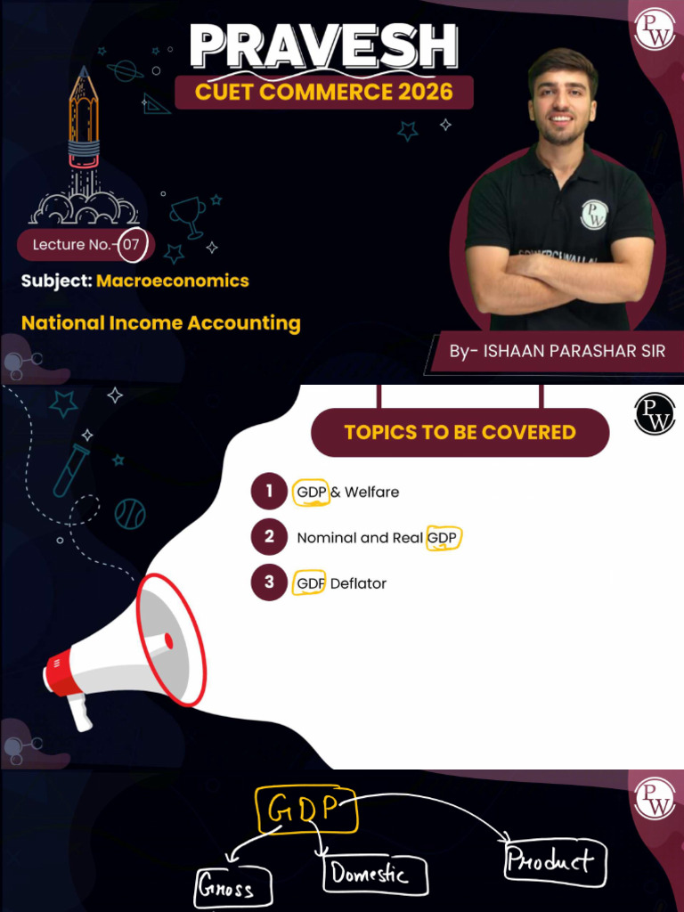 National Income Accounting 07: Class Notes | PDF