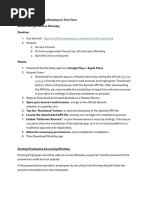 Accenture Payroll Mobile App Guide | PDF | Mobile App | Payroll
