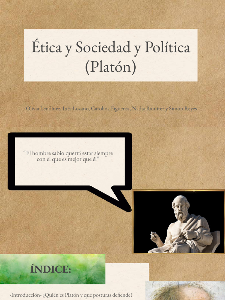 Ética y Política en Platón: Claves Actuales | PDF | Platón | Virtud