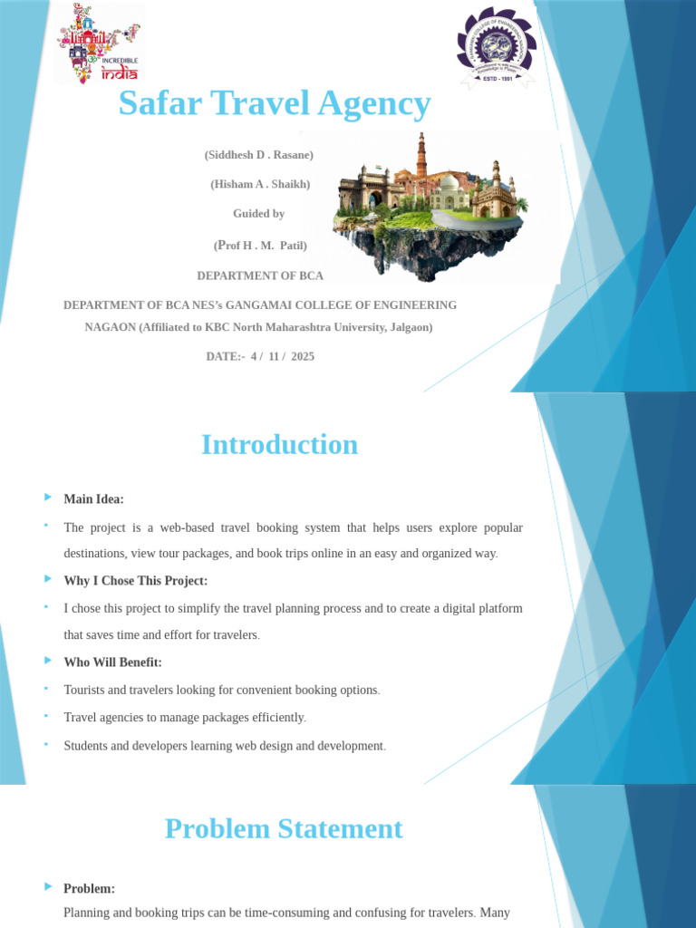 Safar Travel Agency | PDF | Databases | My Sql