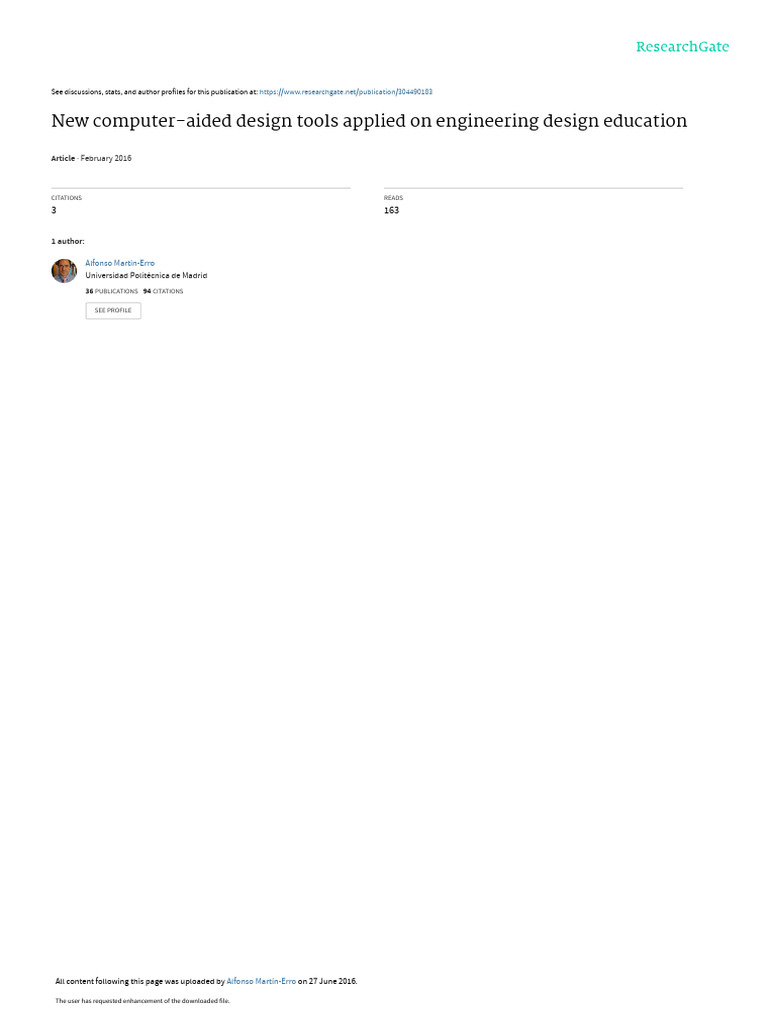 Computer Aided Design | PDF | Computer Aided Design | 3 D Computer Graphics