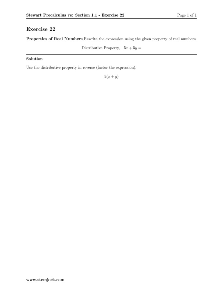 Stewart Precalcch 1 S 11 e 22 | PDF