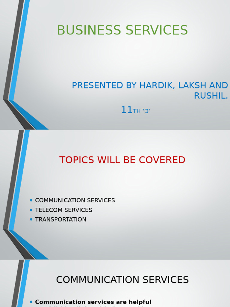 Services 1