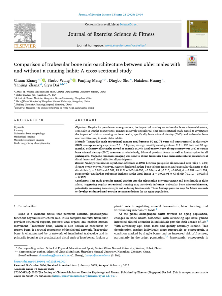 Comparison of Trabecular Bone Microarchitecture Between 2025 Journal of ...