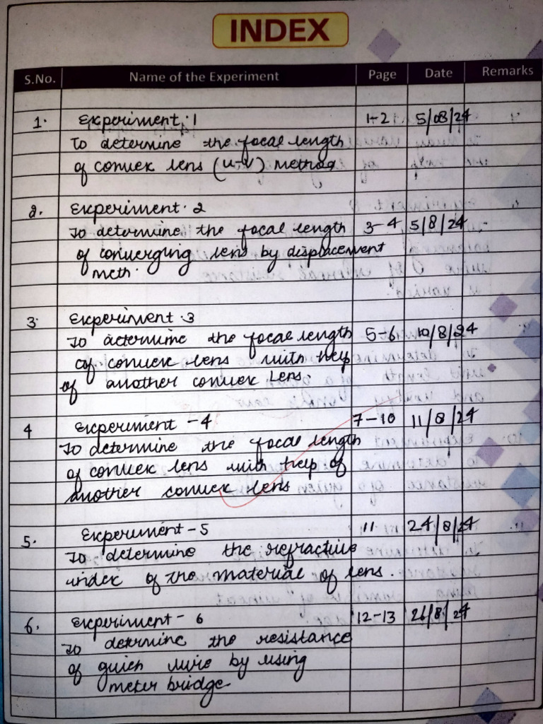 Physics Lab Manual | PDF