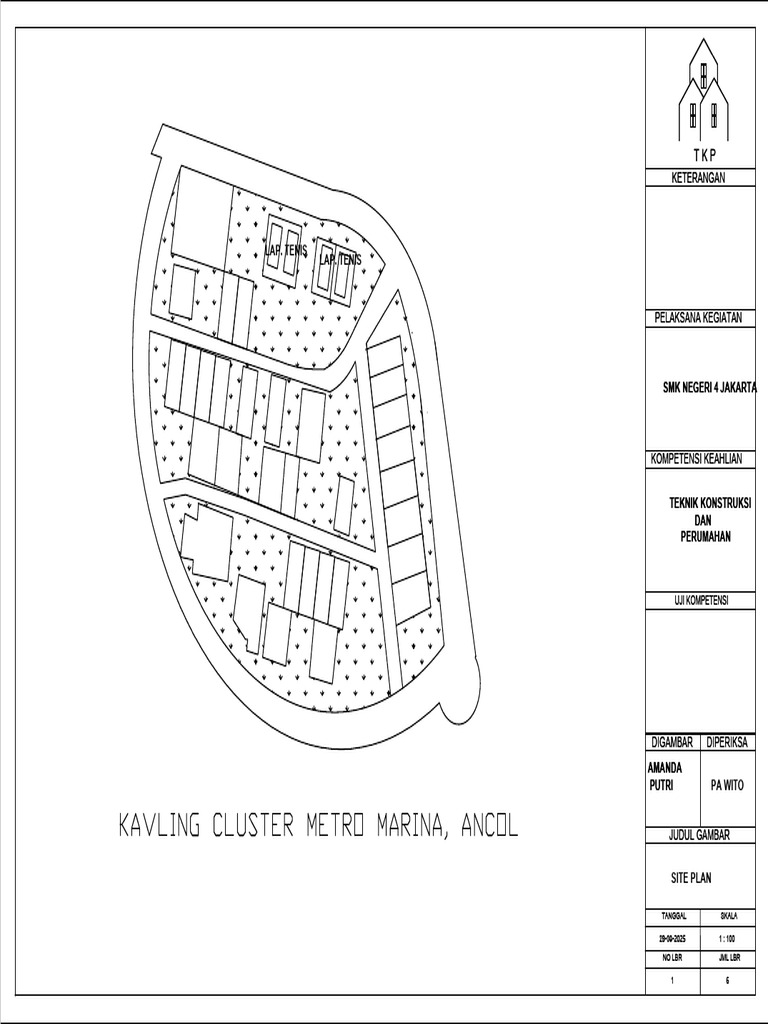 Amanda Putri Xii Tkp 1 Site Plan | PDF