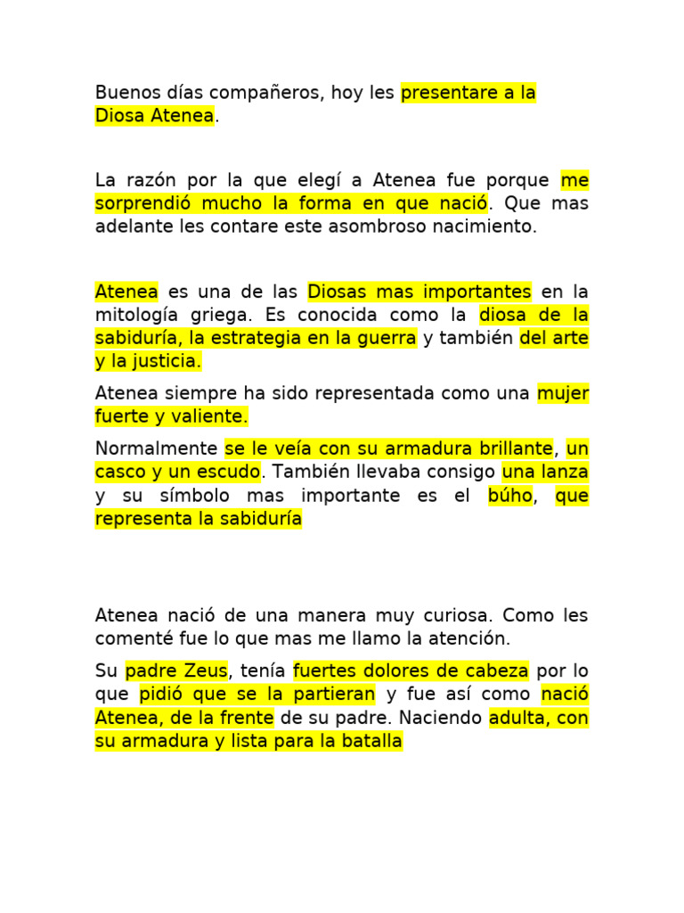 Disertacion de Atenea | PDF