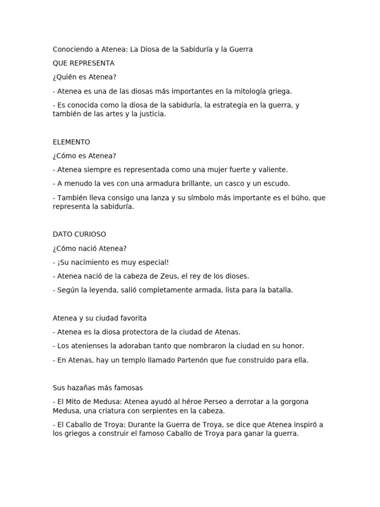 Datos de Atenea | PDF