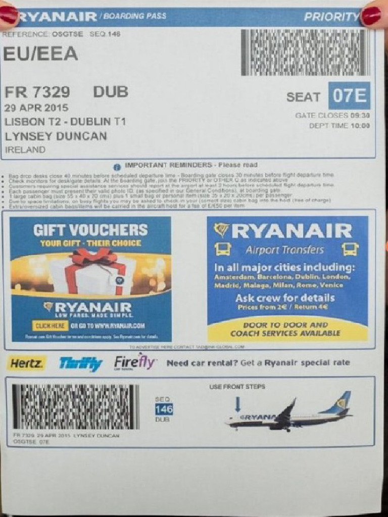 Flight Ticket PDF | PDF