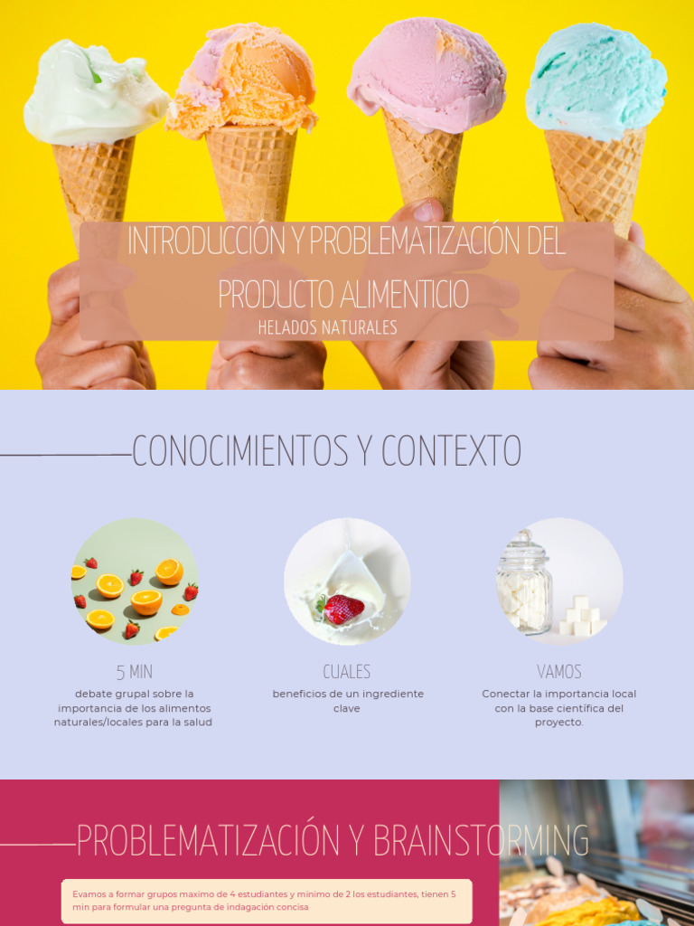 Introducción y Problematización Del Producto Alimenticio | PDF