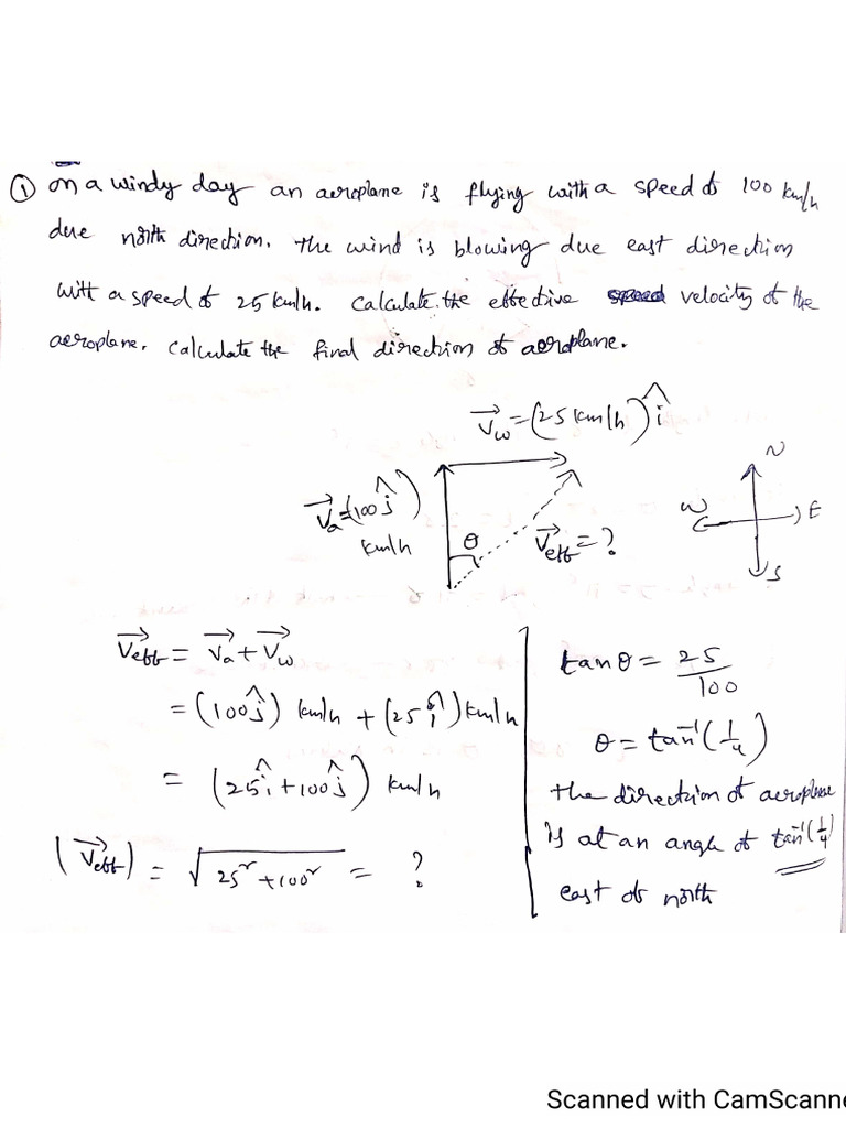 Vectors Additional Problems | PDF