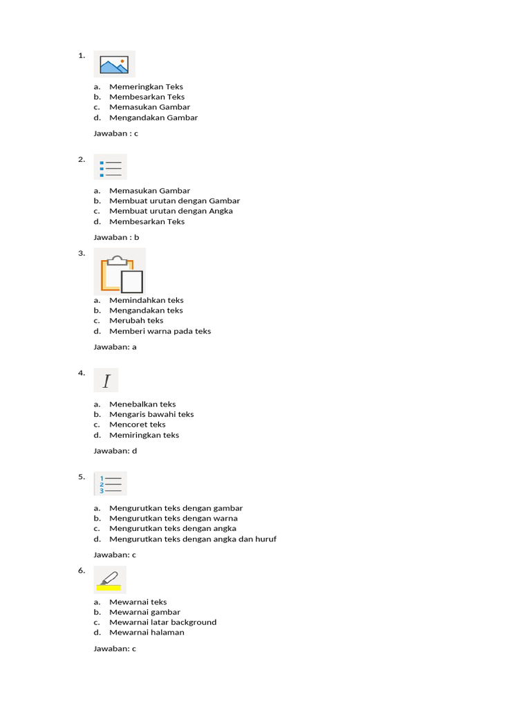 Panduan Penggunaan MS Word dan Gambar | PDF