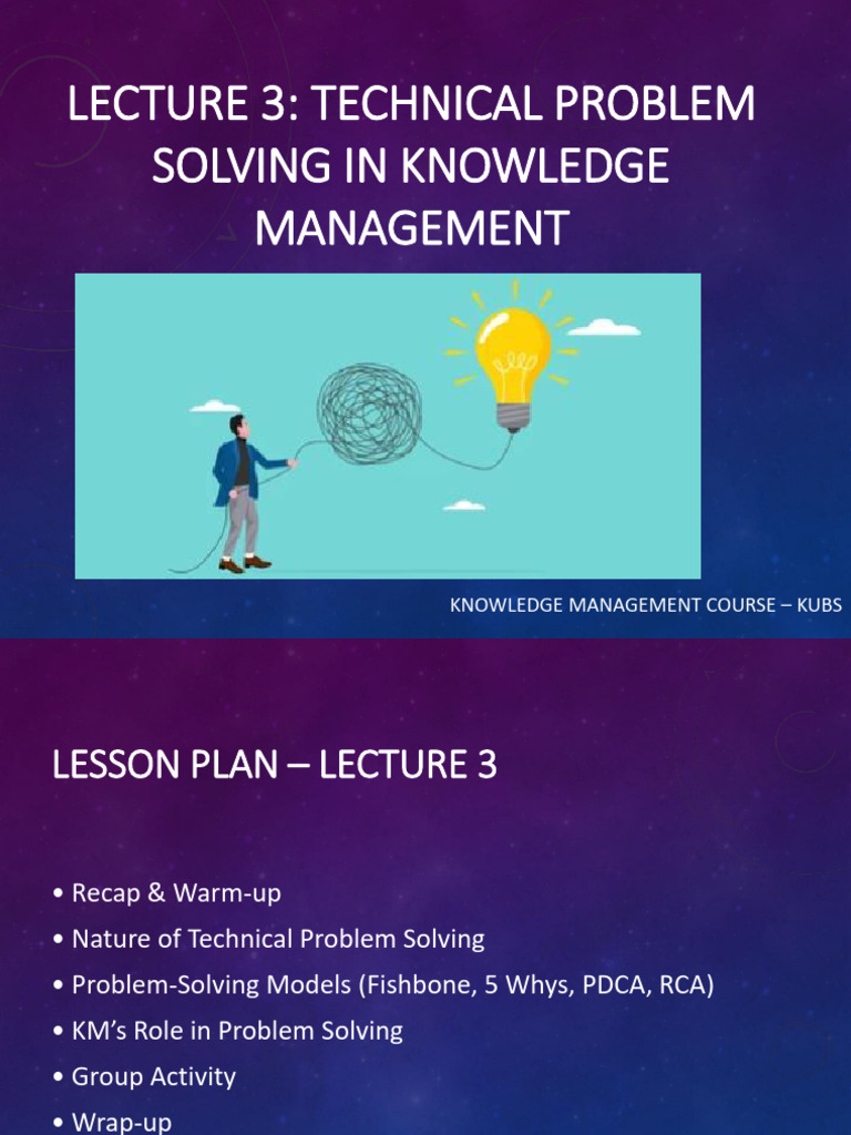 Knowledge - Management - Lectures - KUBS - 3 | PDF