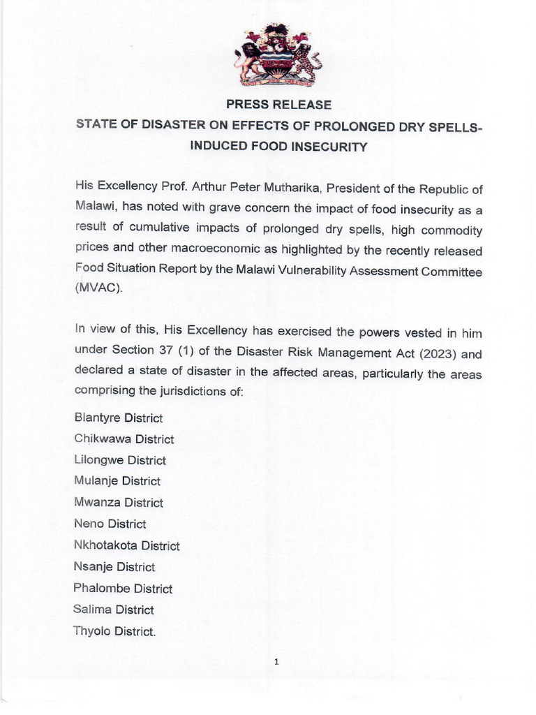 State of Disaster | PDF