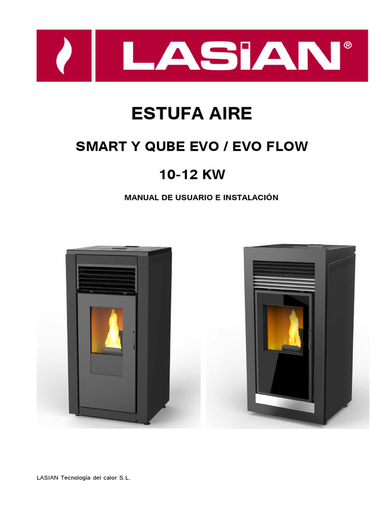 00 Estufa Smart Qube Evo Evo Flow 10 12 KW Usuario e Instalacion Ene22 ...