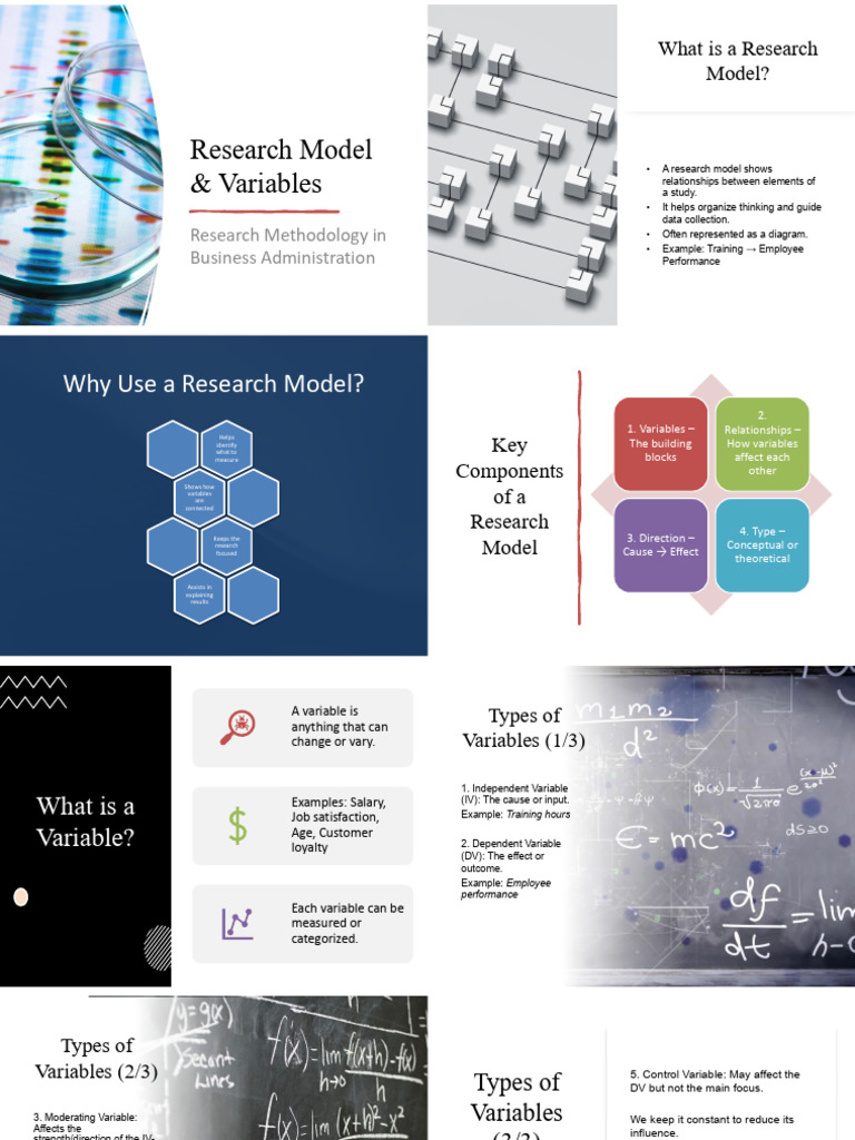 Research Model and Variables Presentation | PDF | Job Satisfaction ...