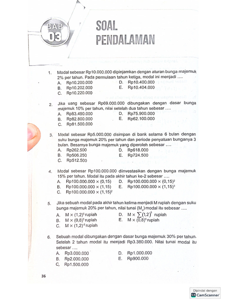 Bunga Dan Anuitas | PDF