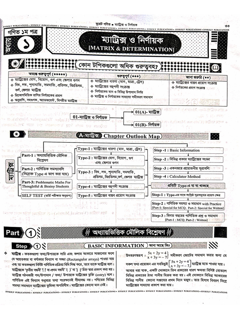 BUET Question Bank-Matrix MB | PDF