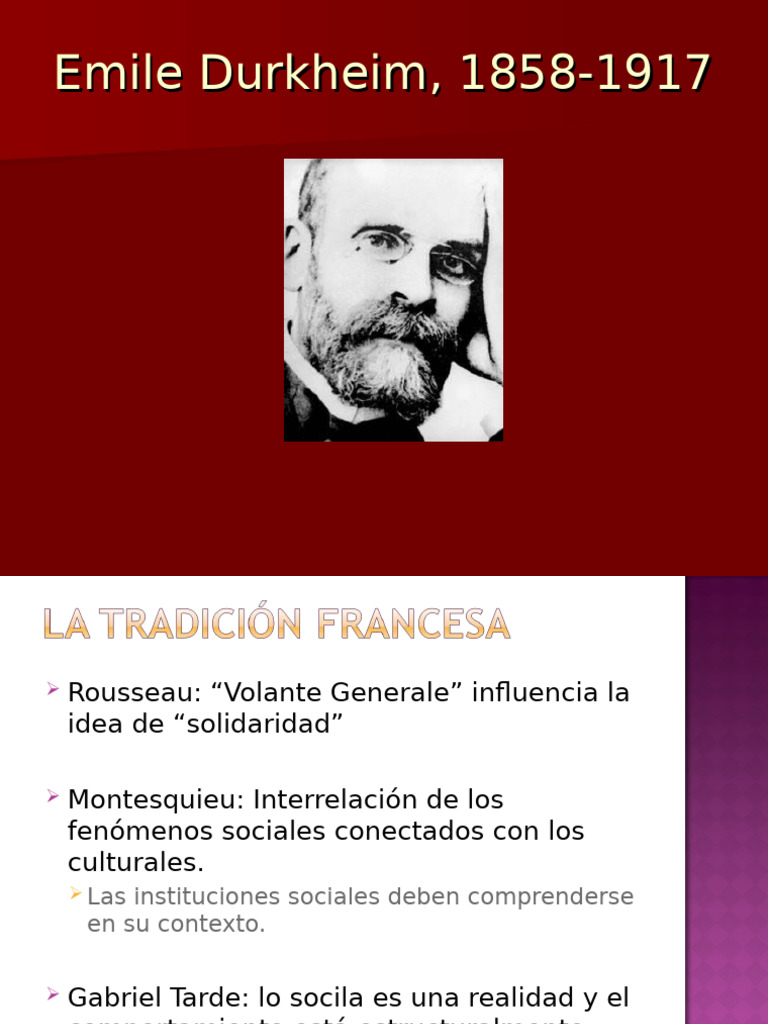 Durkheim: Solidaridad y Anomia Social | PDF | Emile Durkheim | Sociología