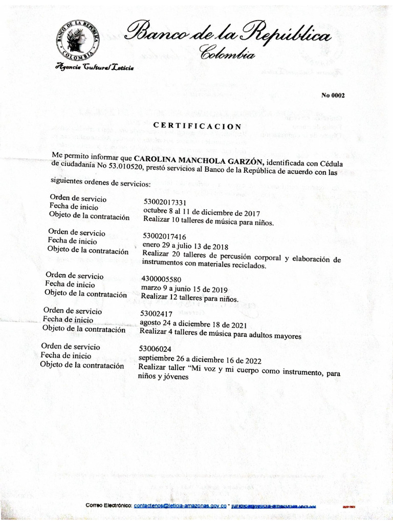 Banco Republica | PDF