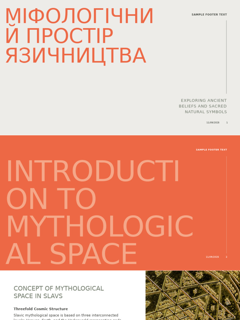 Slavic Mythological Space Explained | PDF | Deities | Veneration Of The ...