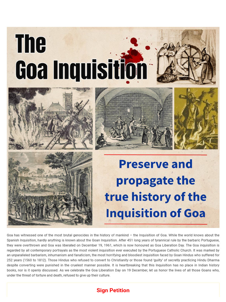 The Horrific Truth of The Goa Inquisition | PDF